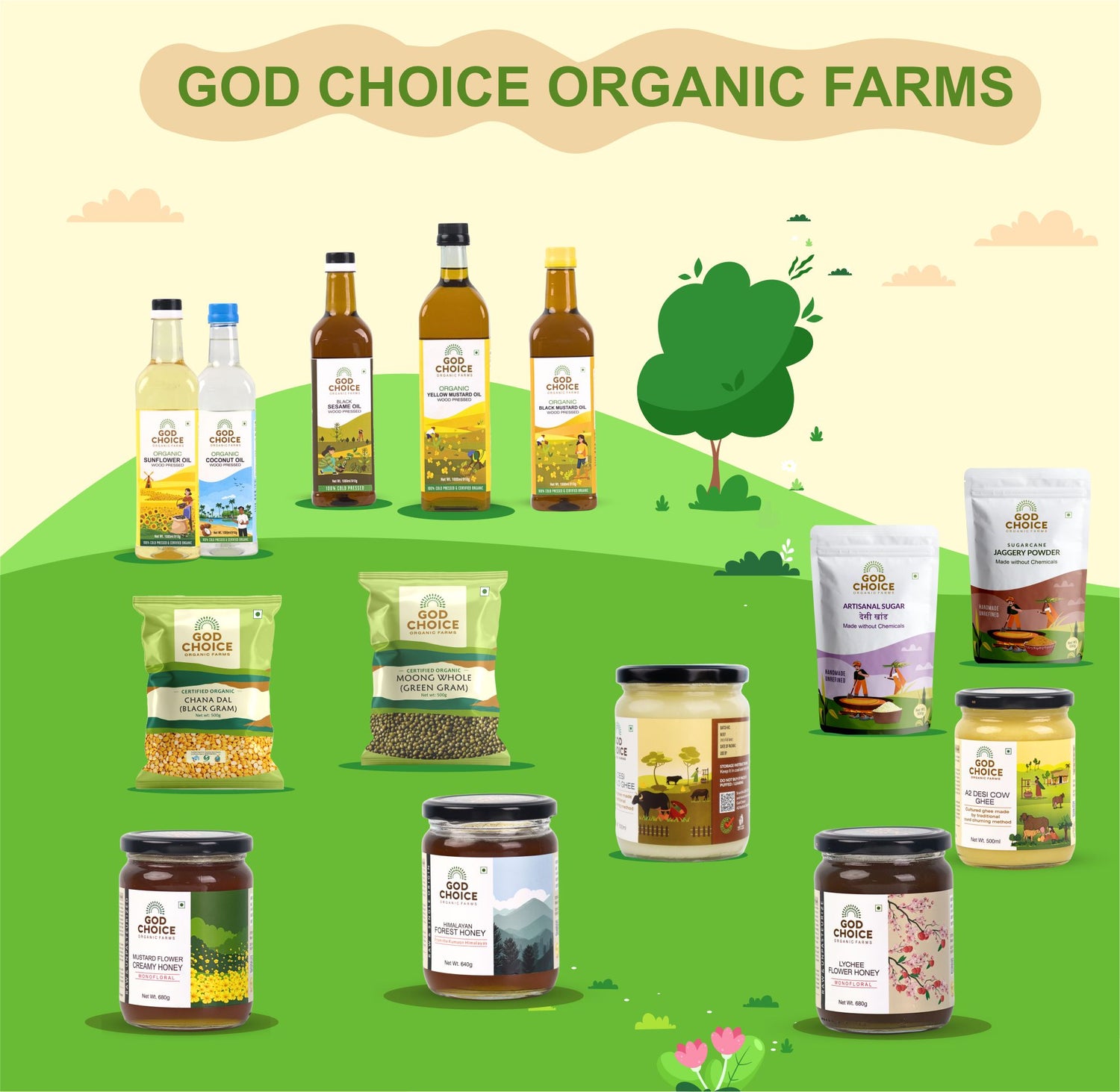 Organic Brand for Natural and Healthy Products | God Choice
